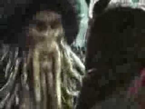 jack screams of  davy jones