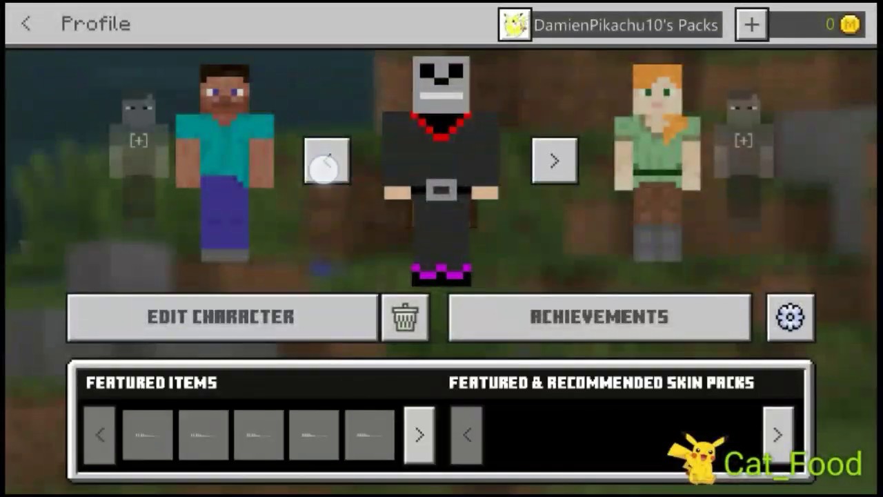 How to import custom skins on MCPE - YouTube
