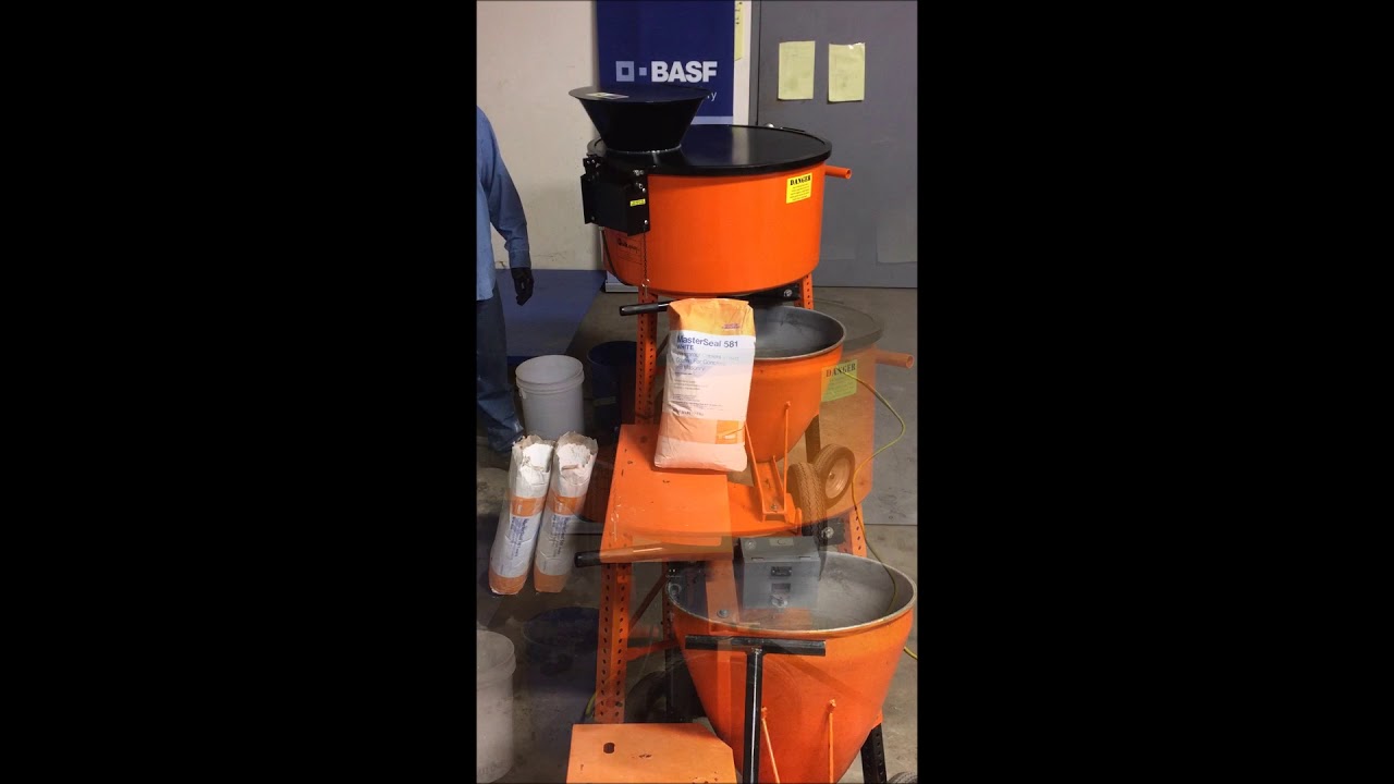 BASF MasterSeal 581: Spraying Waterproofing Material in a Tunnel? We ...