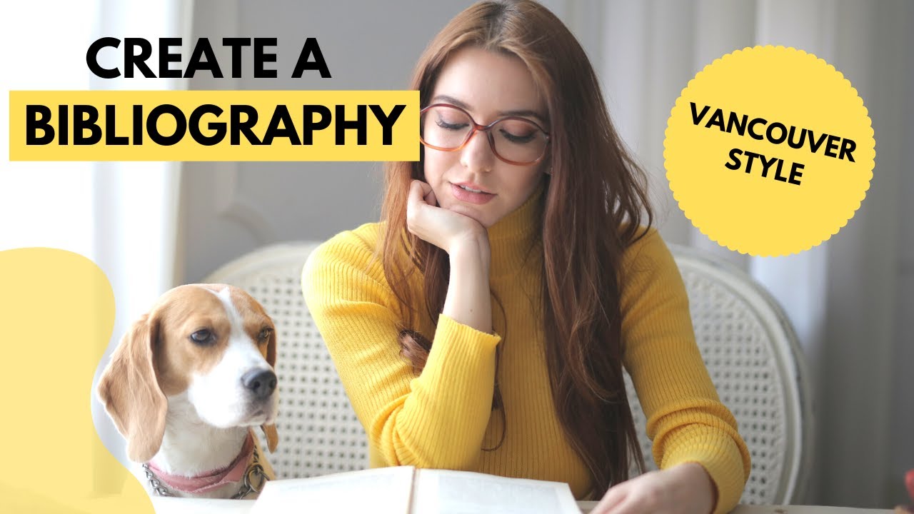 How to create a bibliography in Vancouver referencing style (with ...