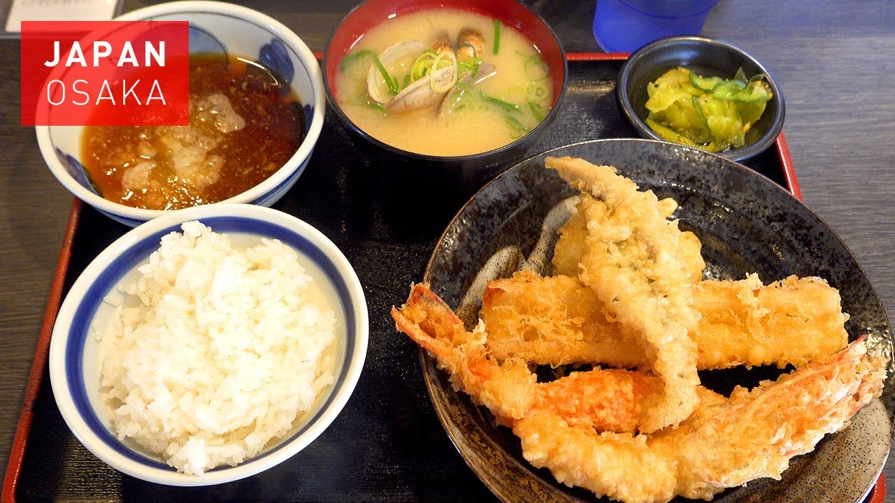 오사카 / 바지락과 함께 텐푸라 정식 다이키치 / Japanese Tempura Teishoku DAIKICHI Osaka ...