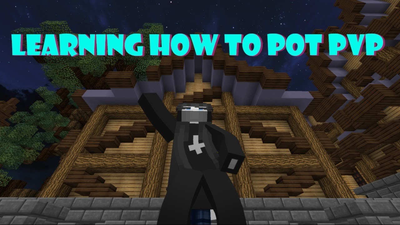 learning how to pvp in minecraft - DAY 4🖤 | POT PVP ON MMC | 🖤 - YouTube