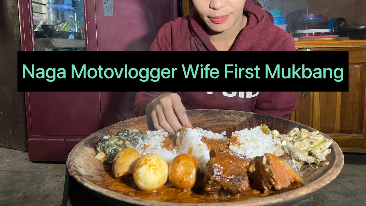 Spicy Pork With Axone | Local Fish | Boiled Egg | Naga Motovlogger ...