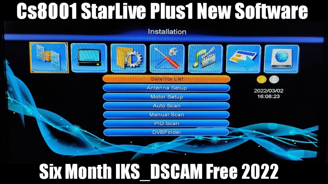 Cs8001_StarLive_Plus1_New_Software Six Month IKS_DSCAM Free 2022 - YouTube