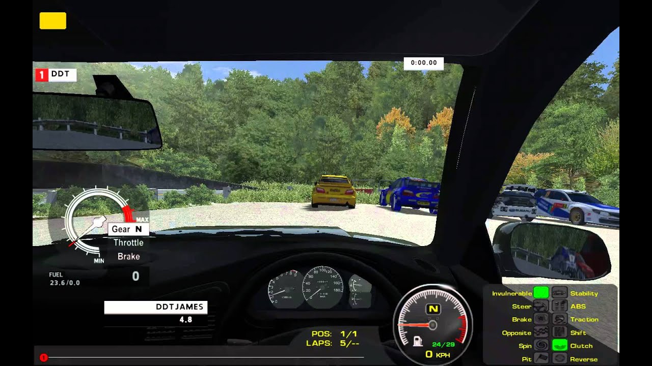rFactor initial d ultimate stage evo 3 practice - YouTube
