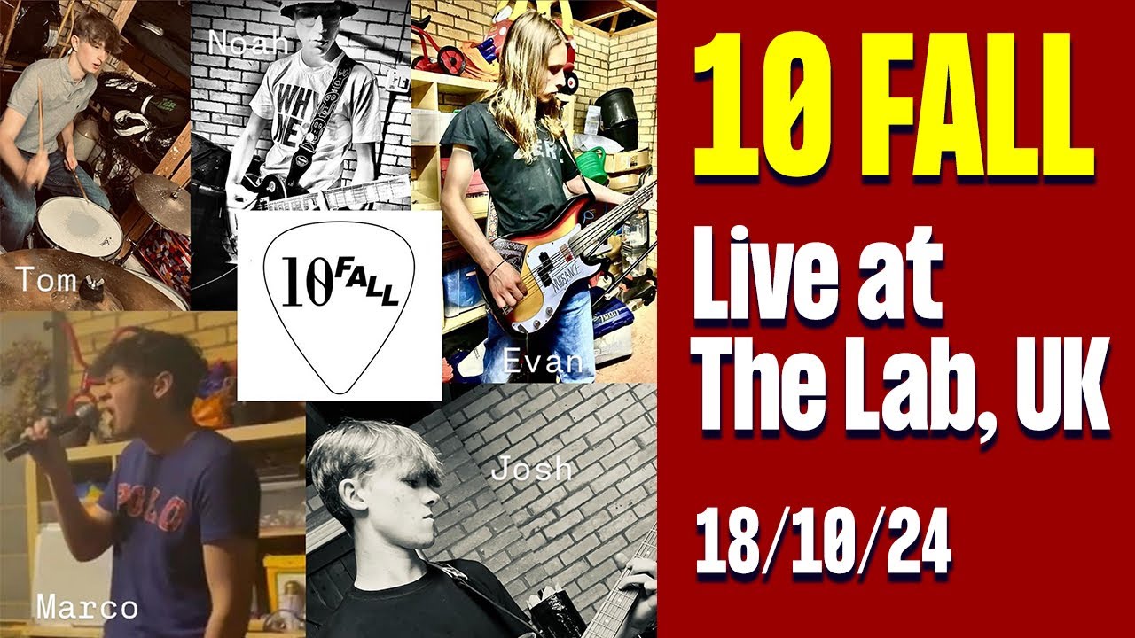 10 Fall – Live at The Lab, Northampton, UK. 18th October 2024. - YouTube