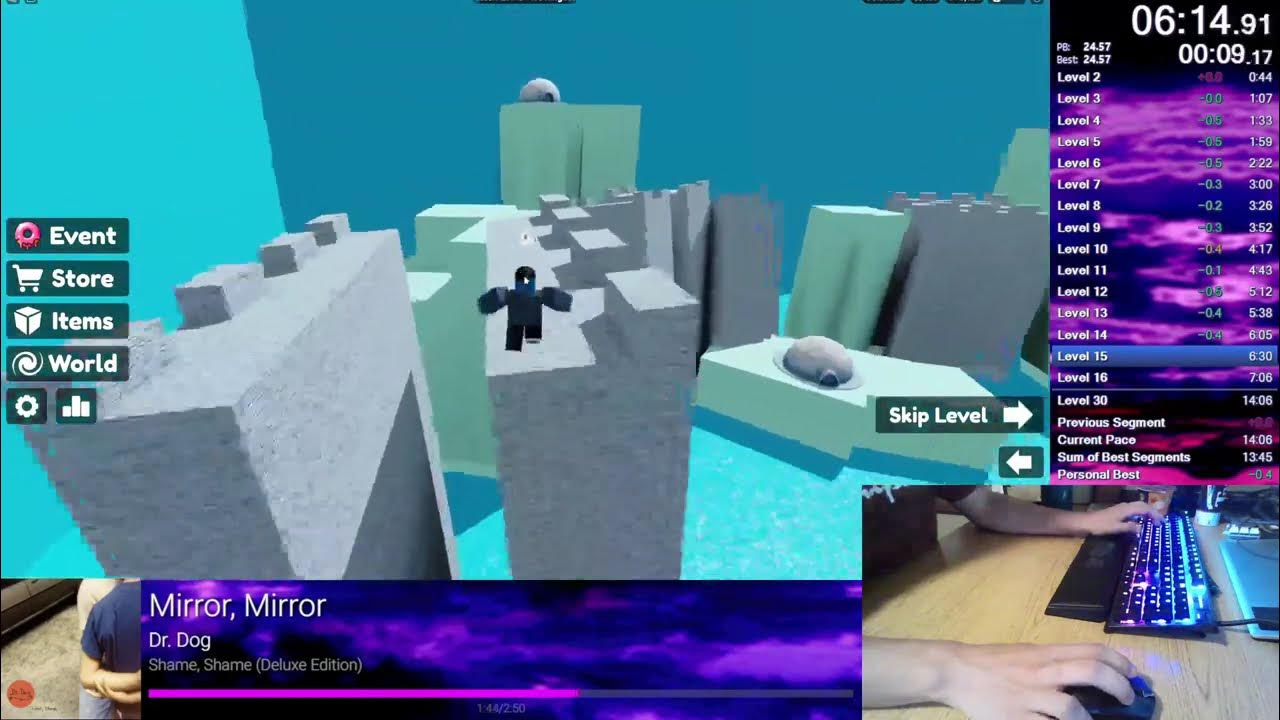 ROBLOX: Speed Run 4: All Levels / No Skips in 13'47"00 (SS) - YouTube