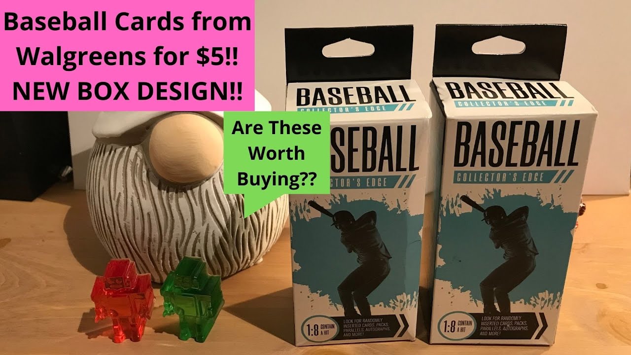 Baseball Cards from Walgreens for $5 - New Box Design, But Less Cards ...