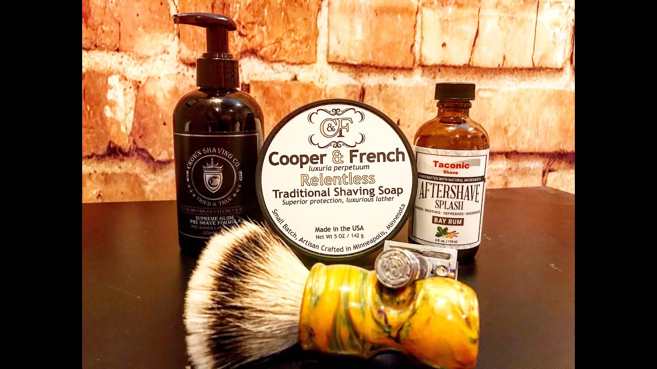 Cooper and French 's shave soap is "Relentless!!!!!!" - YouTube