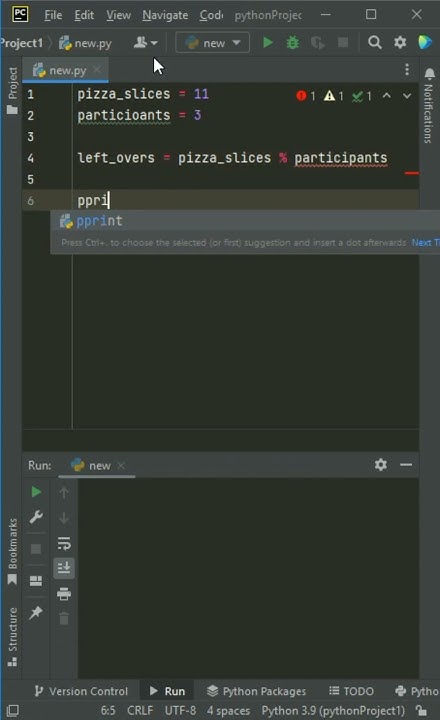 Calculate remainder in division #pythonprojects #pythonprogramming #shorts - YouTube