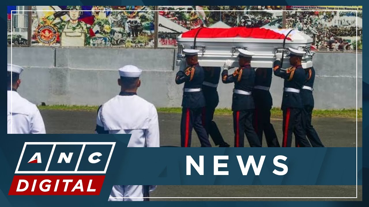 PH Marine Corps renders honors to late former AFP Chief Rodolfo Biazon ...