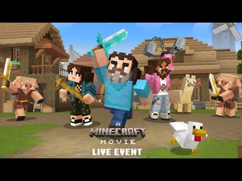 A Minecraft Movie Event - First Look - YouTube