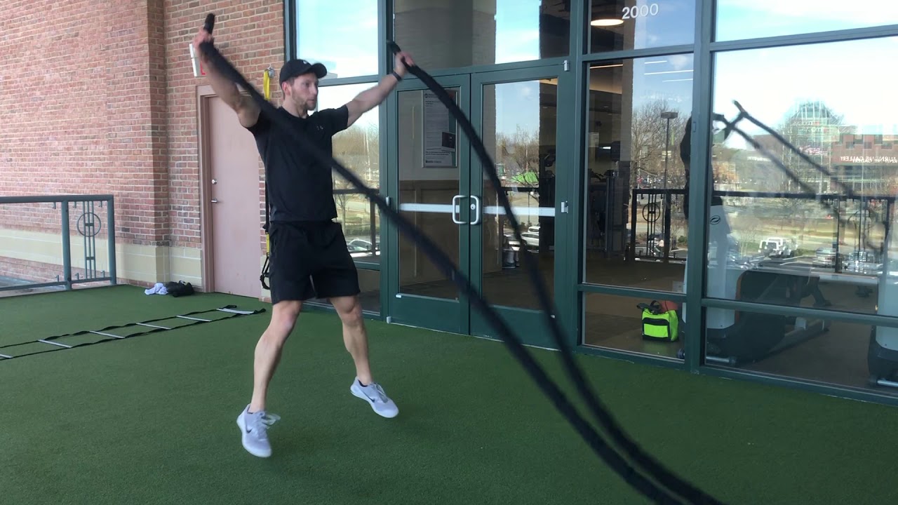 Battle Ropes - Jumping Jacks - YouTube