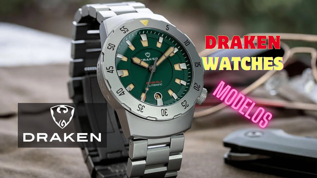DRAKEN WATCHES ⌚ Modelos de sus Relojes: Tugela, GMT, Aoraki, Benguela ...