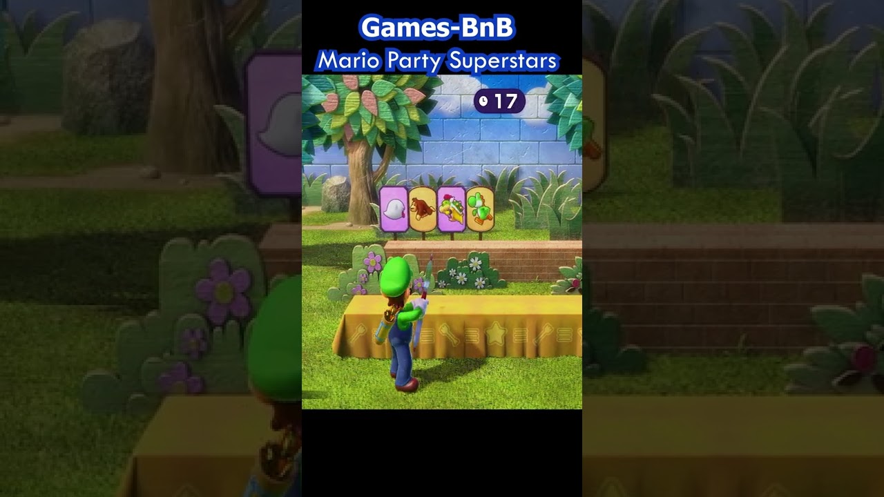 Mario Party Superstars - Archer ival - Luigi vs Mario and Yoshi and ...