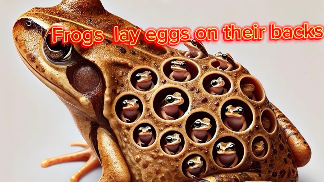 Amazing Natural Wonders: Frogs Hatch From Their Mother's Back !! - YouTube