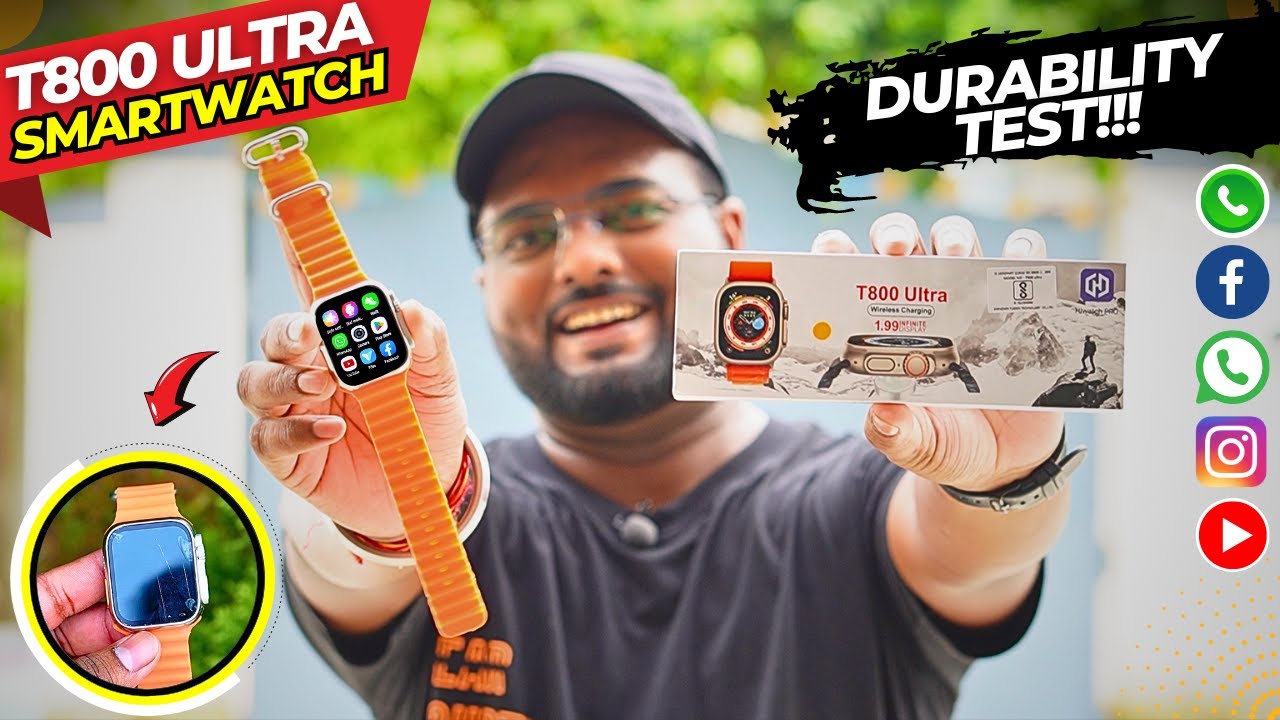 T800 Ultra Smartwatch Durability Test 🔥 - YouTube