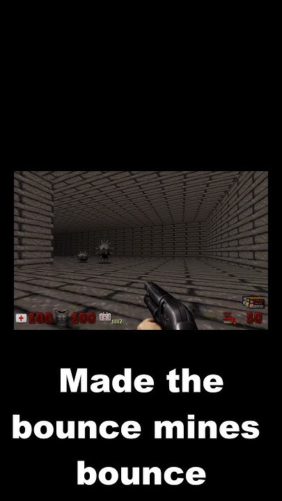 Learning to mod Duke Nukem 3D: Bounce Mines - YouTube