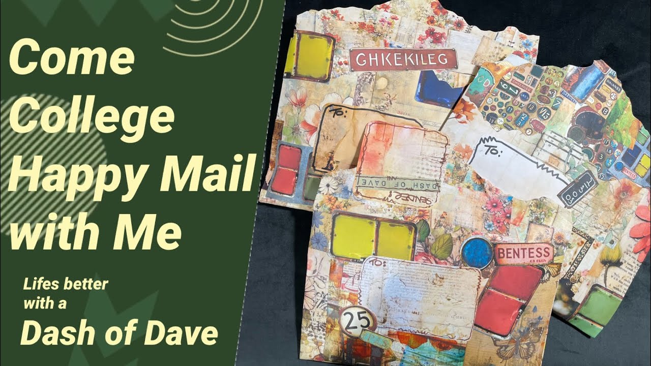Come Collage Happy Mail with Me - YouTube