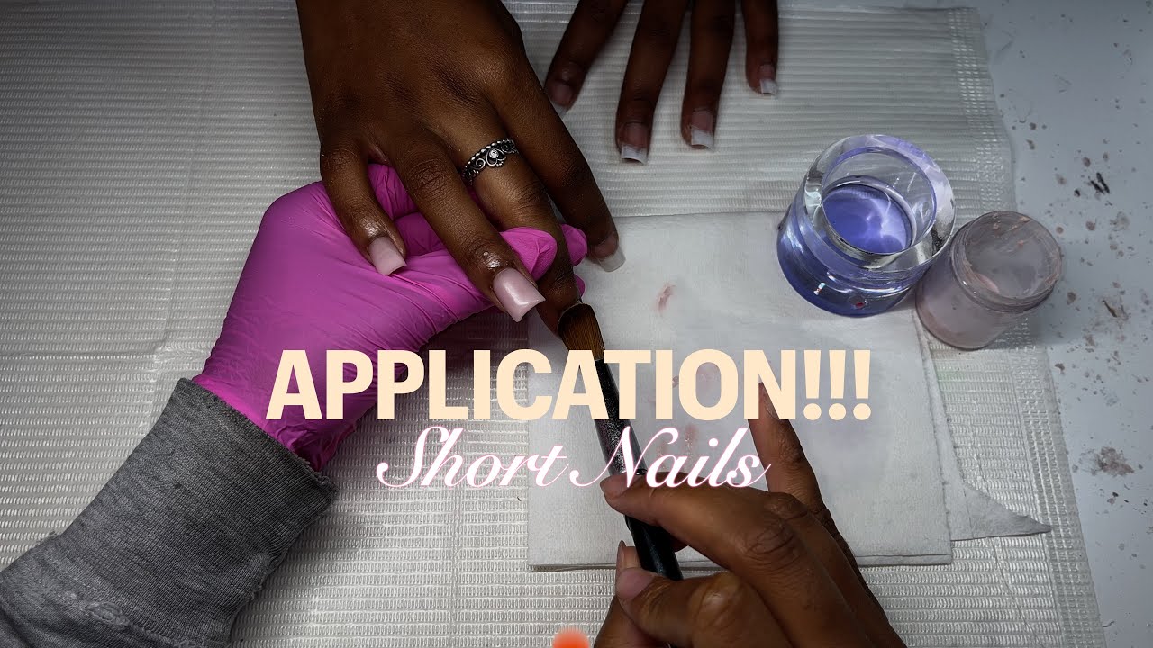 Short Nails Application! What's The Right Thickness? - YouTube