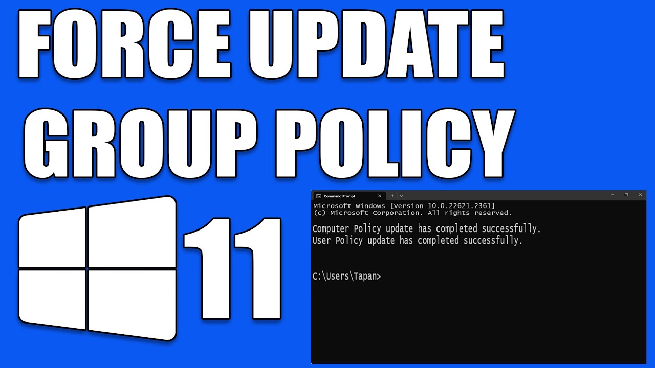 How to Force Update Group Policy on Windows 11 - YouTube