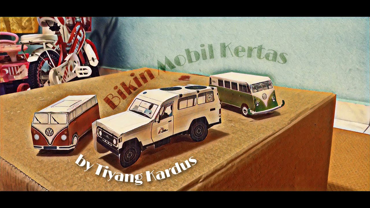 Bikin Mobil dari Kertas - YouTube