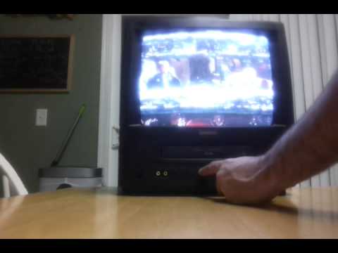 Symphonic SC313B TV VCR VHS 13" combo - YouTube