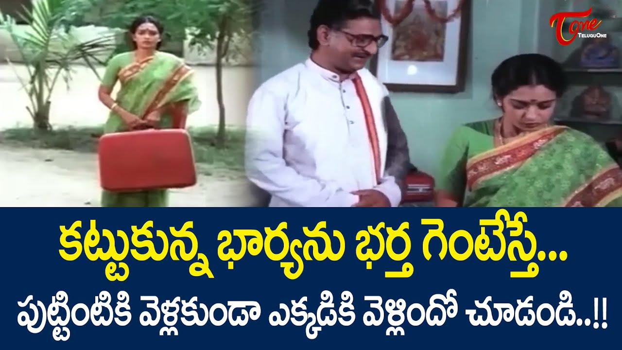 Gollapudi Maruti Rao, Naresh & Seetha | Ultimate Scene from Police ...