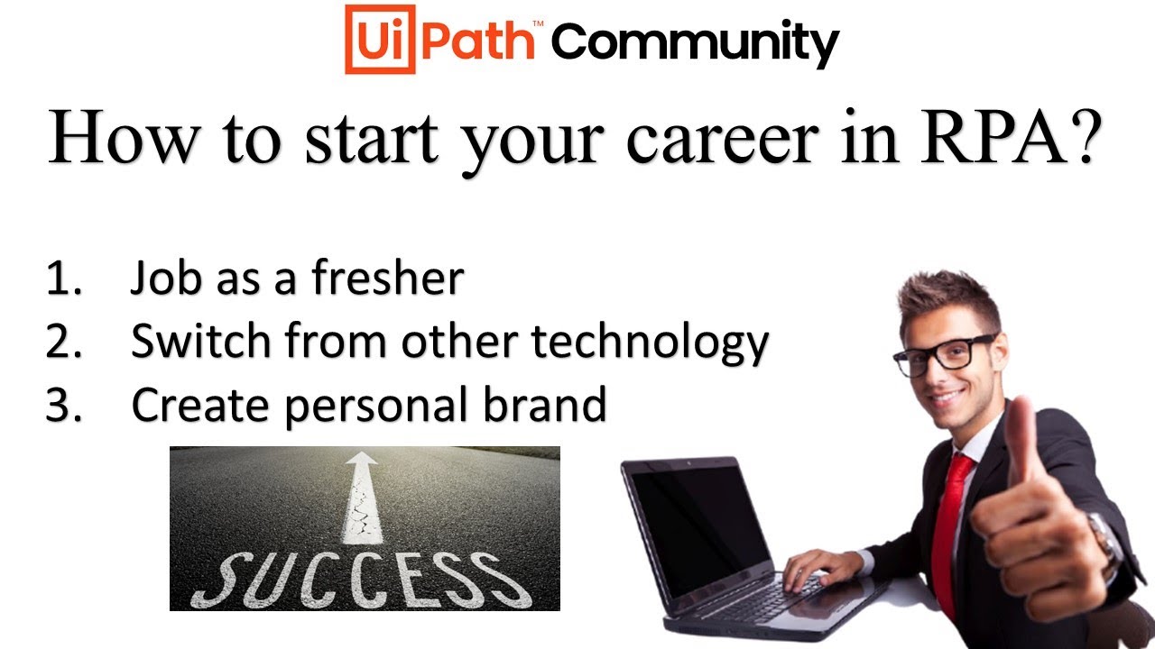 How to start your career in RPA? Switch from other technology in RPA ...