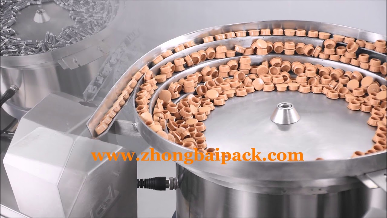 Kit bagging machine with conveyor counting system - YouTube