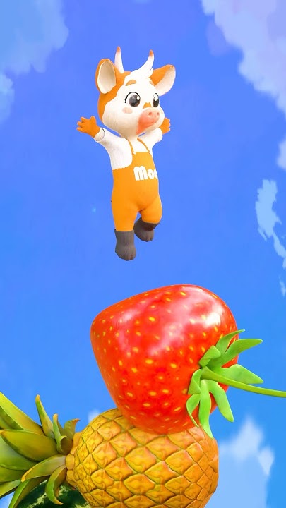 How High Can MOO Climb?! 😱🤔 MOO loves Fruits! #shorts - YouTube
