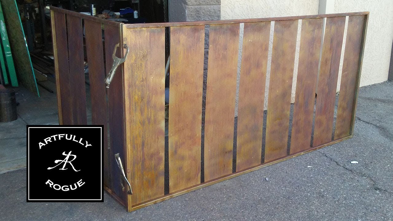 Building a Rustic Privacy Screen - YouTube