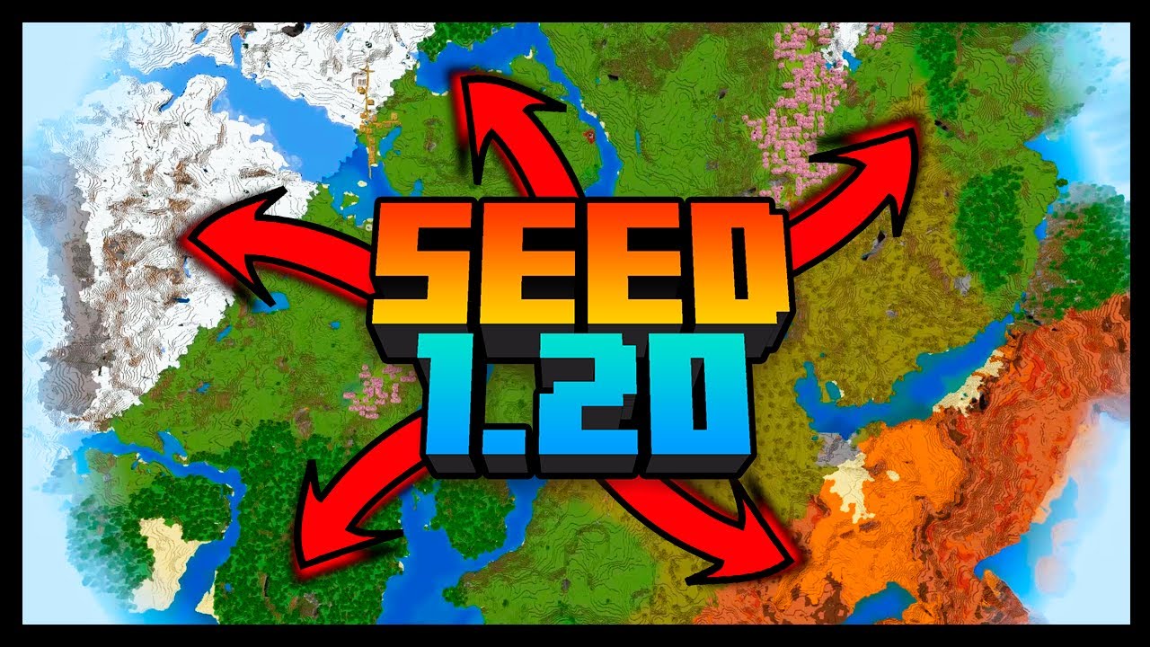 MINECRAFT 1.20 - SEED COM TODOS OS BIOMAS NO SPAWN E VÁRIAS ESTRUTURAS ...