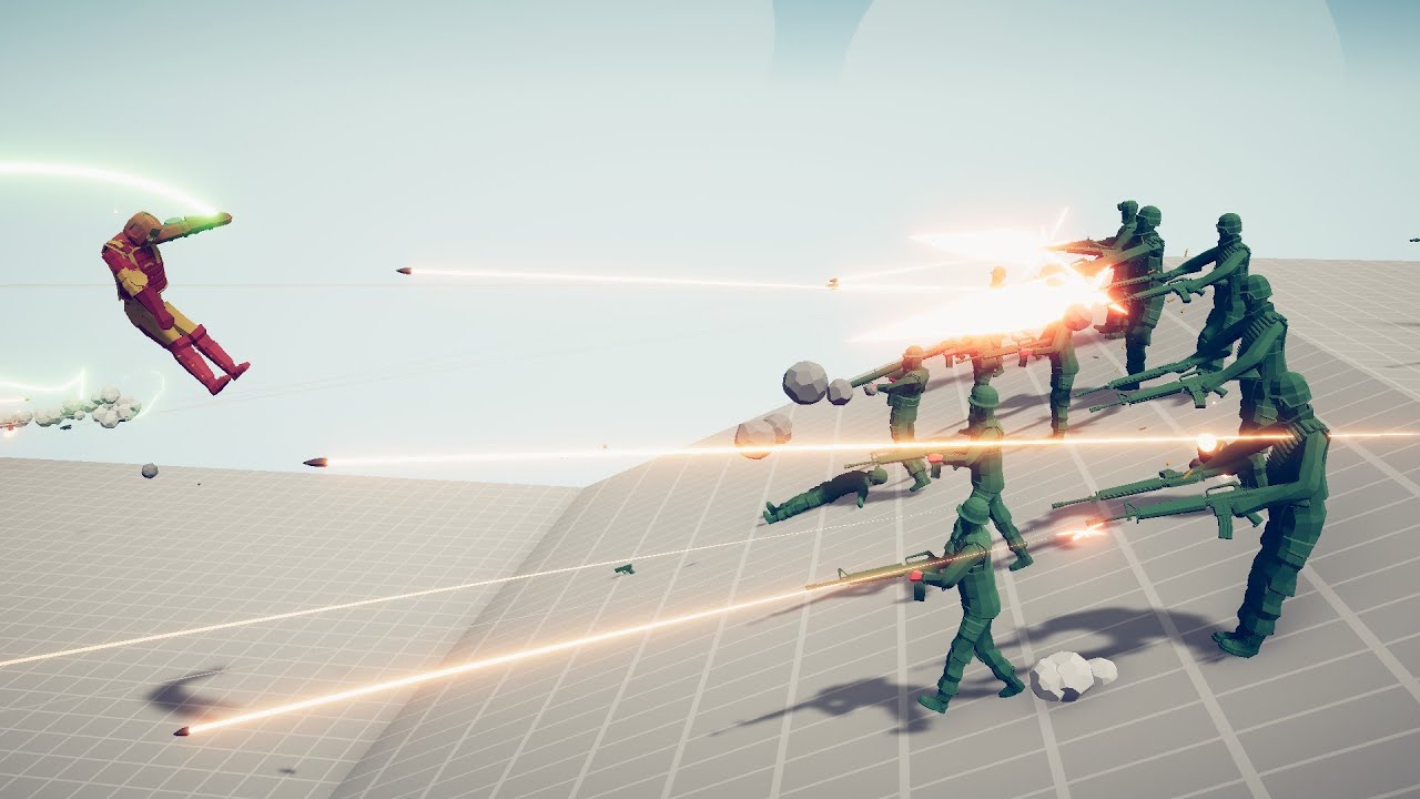 IRON MAN ARMY vs PLASTIC SOLDIERS | Totally Accurate Battle Simulator ...