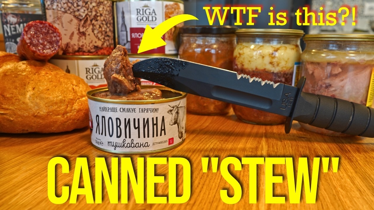 Eat like a Stalker: How to Prep Canned Soviet Spam | Tushonka - YouTube