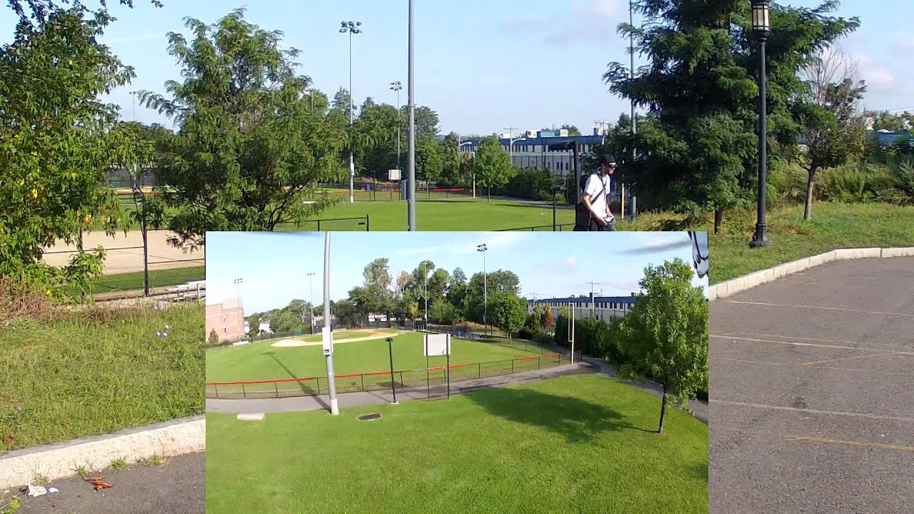 FPV quadcopter practice with obstacles - YouTube