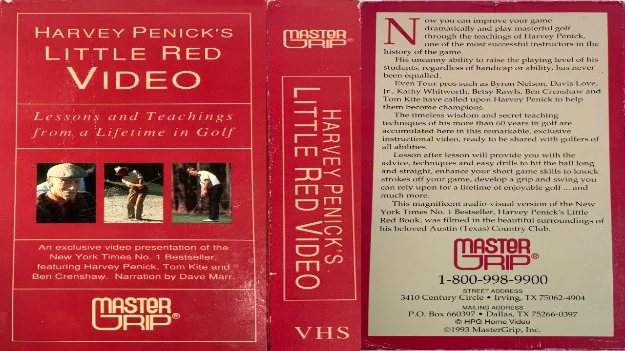 Harvey Penick's Little Red Video Lessons and Teachings from a Lifetime ...