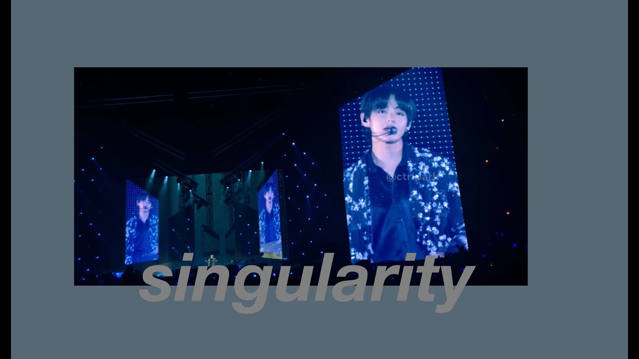 181002 BTS TAEHYUNG SINGULARITY live in chicago - YouTube