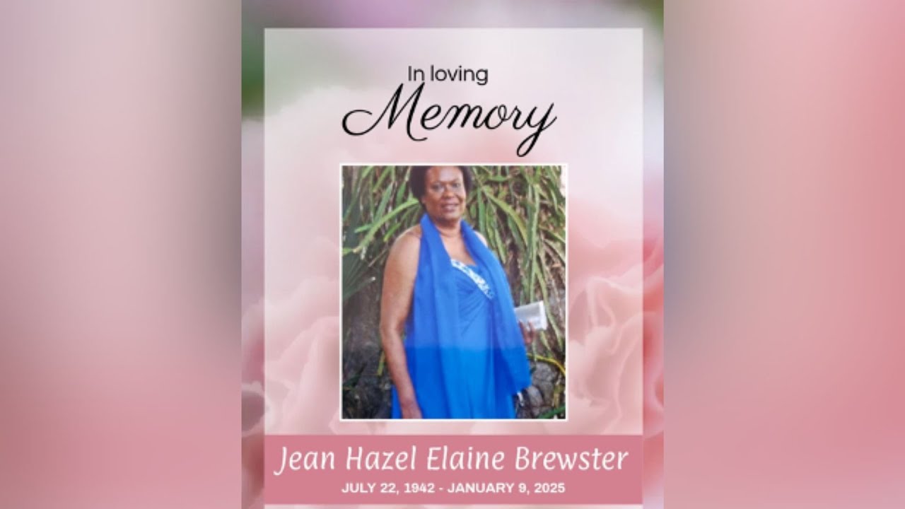 Celebration of Life:Jean Brewster - YouTube