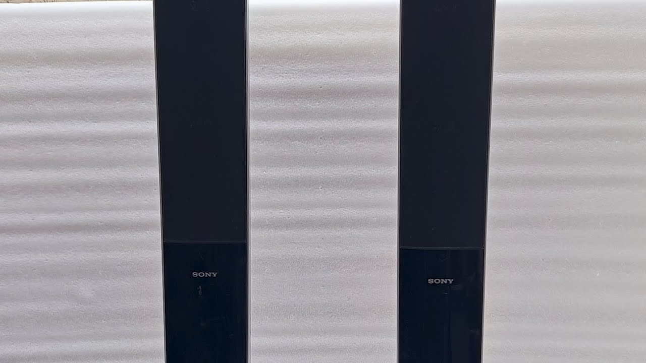 SONY SLIM TOWER SPEAKER SYSTEM Nice Sound Quality and Condition Contact ...
