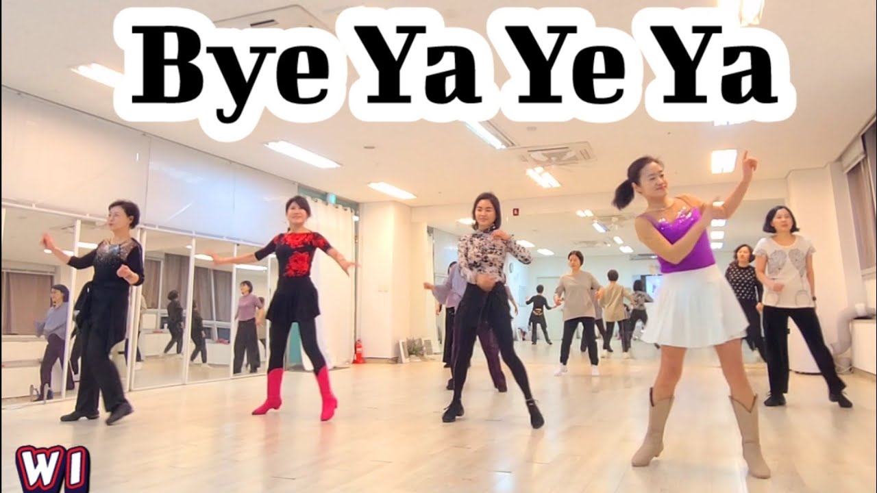#위례재희라인댄스 남위례역앞 3번출구 (High Beginner) Bye Ya Ye Ya Linedance (Demo ...