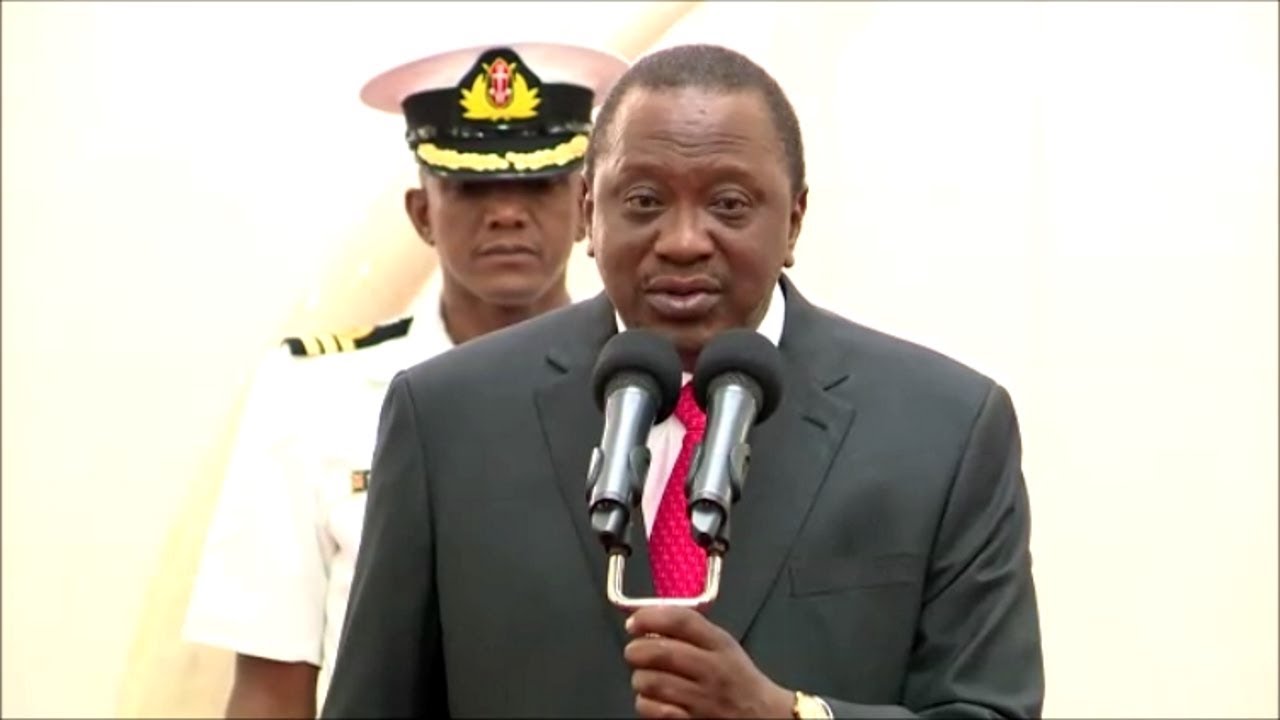 UHURU KENYATTA SPEECH AFTER SWEARING OF PROF GEORGE MAGOHA!!! - YouTube