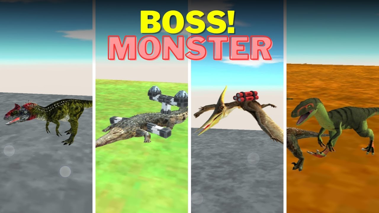very strong !! against the dinosaur army , Animal Revolt battle ...