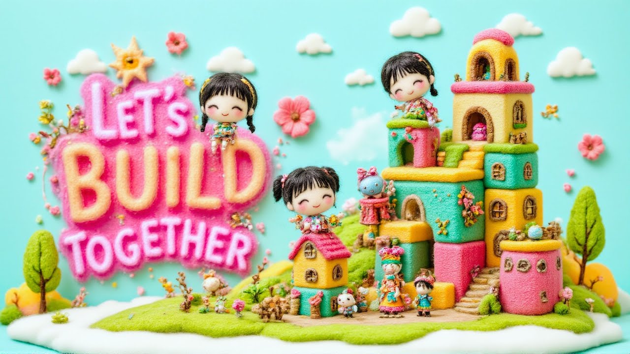🏗️ Let's Build Together | Building Blocks Song | Learning Shapes ...
