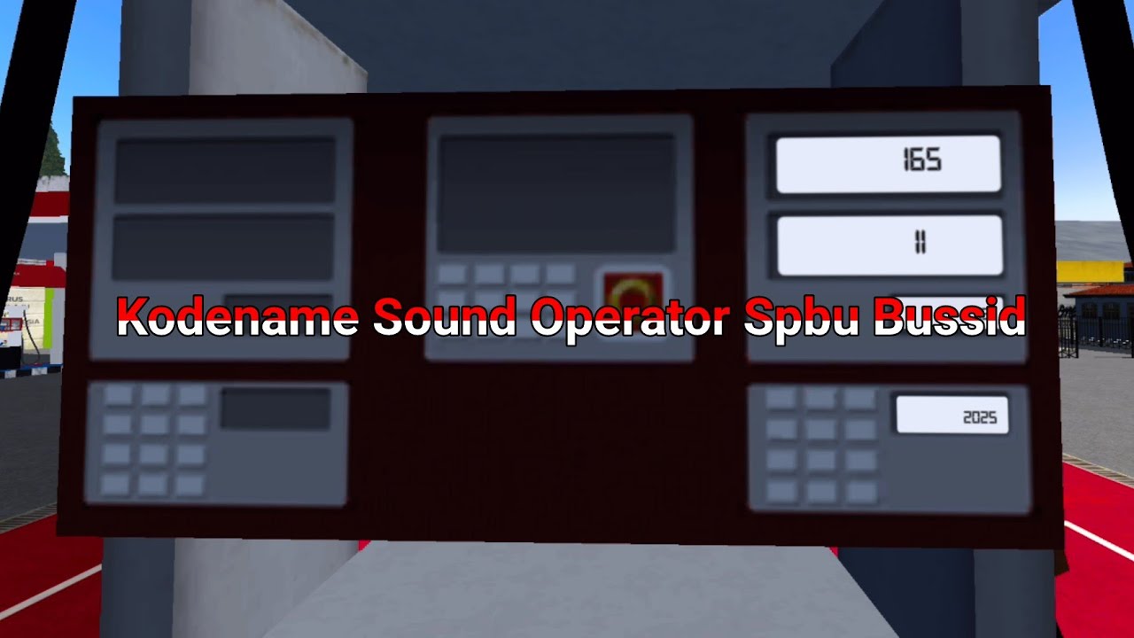 Kodename Sound Operator Spbu Bussid - YouTube