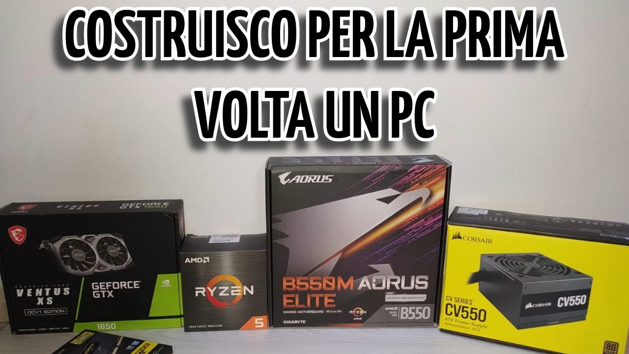 ASSEMBLO PER LA PRIMA VOLTA UN COMPUTER FISSO | TUTORIAL COMPLETO-ITA ...