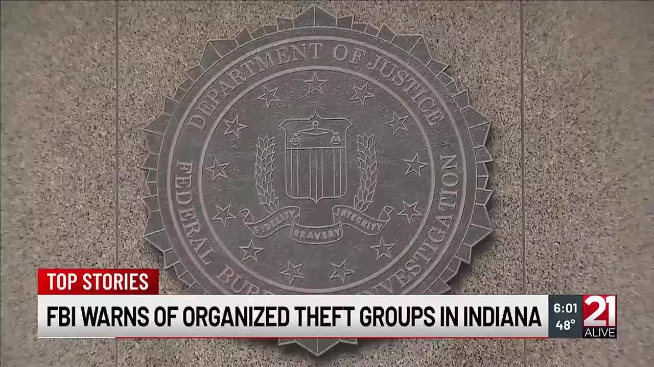 FBI warning of international organized theft groups in Indiana - YouTube