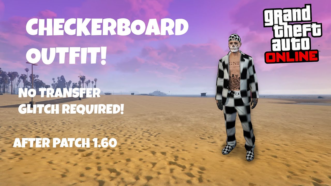 *EASY* HOW TO GET A FULL CHECKERBOARD OUTFIT - NO TRANSFER! - GTA 5 ...