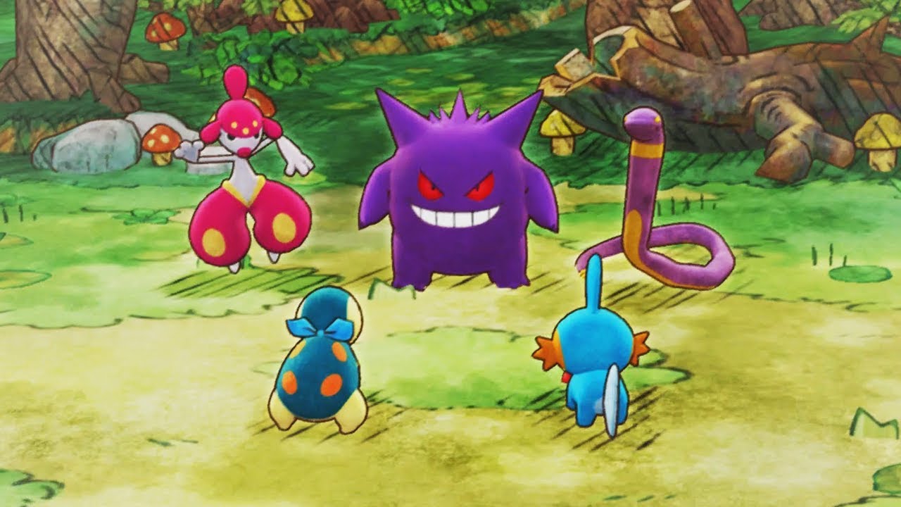 Pokemon Mystery Dungeon Rescue Team DX - Gengar / Team Meanies Boss ...