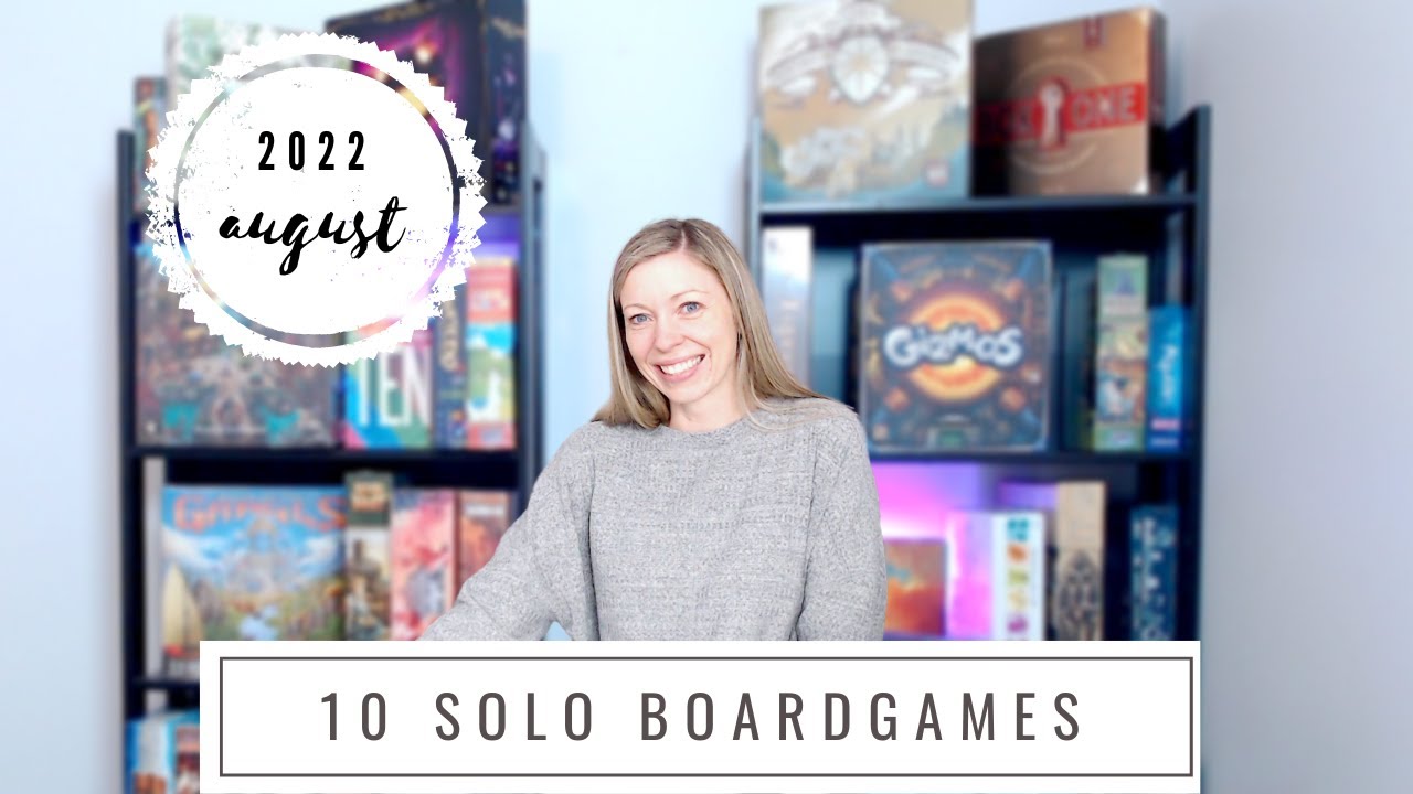10 SOLO Board Games for AUGUST | Table Top Board Games | Solo Board ...
